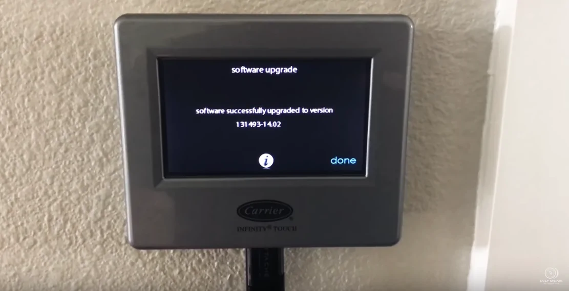 How to Perform a Carrier Infinity Control Software Upgrade - HVAC School